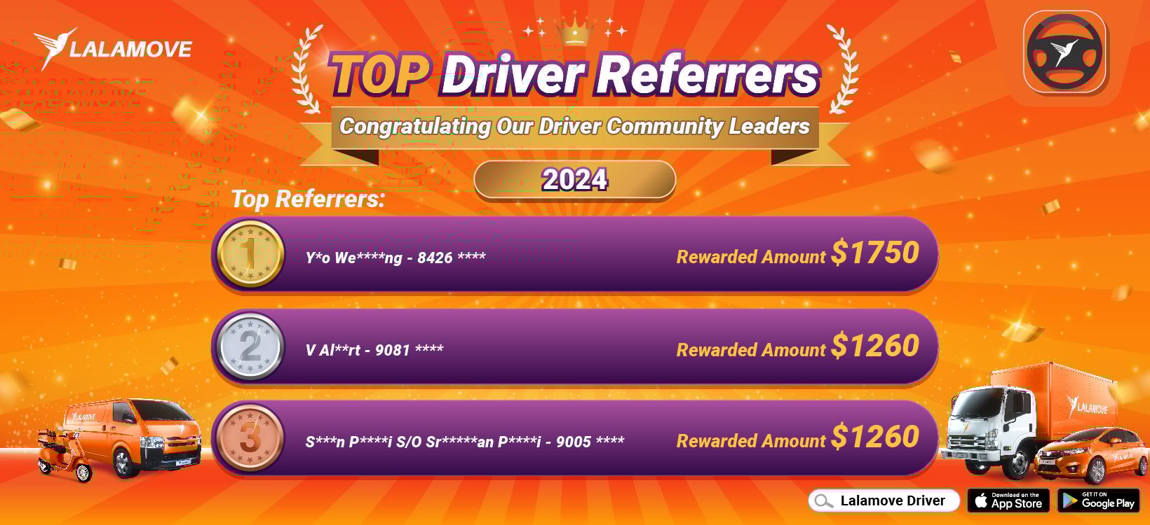 Lalamove Singapore | Driver Referral Program - Refer A Friend!